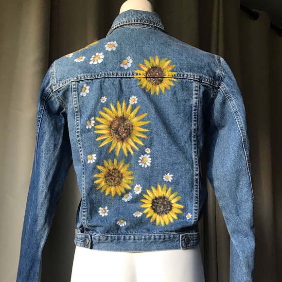 United Colors Of Benetton | Jackets & Coats | Hand Painted United ...